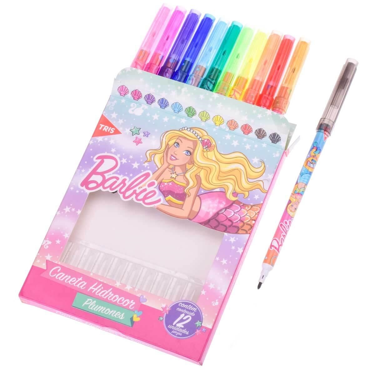 Canetinha Ponta Fina Barbie | Lister